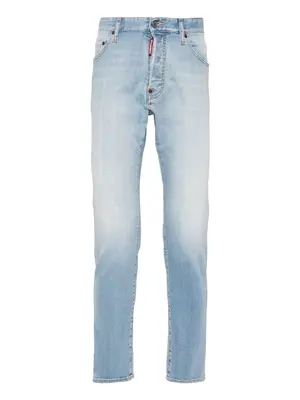 Dsquared2 Cool Guy Mid-rise Slim-fit Jeans - Blue