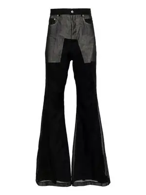 Rick Owens Lido Bolan Bootcut Trousers - Black