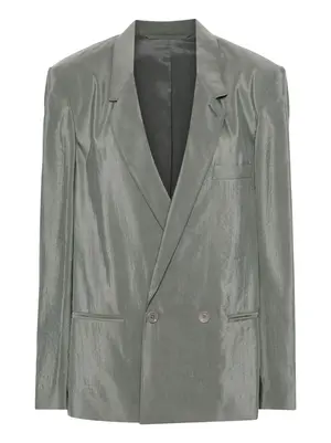 LEMAIRE Double-breasted Blazer - Grey