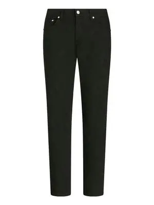 ETRO Patterned Jacquard Slim-Cut Jeans
