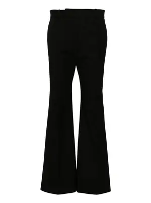 JOSEPH Tafira Mid-rise Trousers - Black