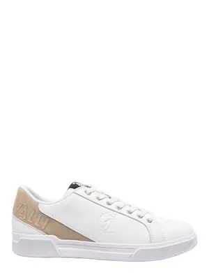 Just Cavalli Logo-embossed Leather Sneakers - White