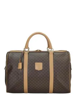 Celine Macadam Boston Bag - Brown
