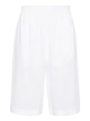 Fabiana Filippi Linen Knee-length Shorts - White