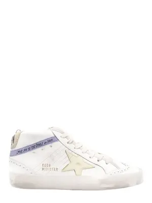 GOLDEN GOOSE Mid Star Hi-top Sneakers - White