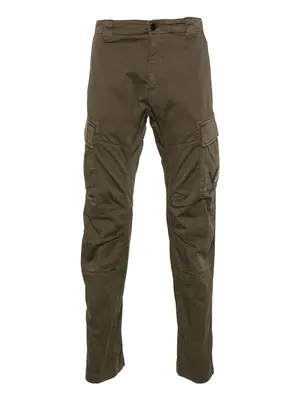 C.P. COMPANY Lens-detail Cargo Trousers - Green