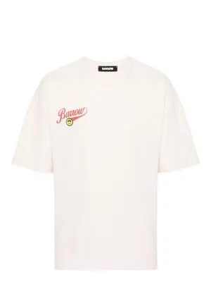 BARROW Logo-print T-shirt - Neutrals
