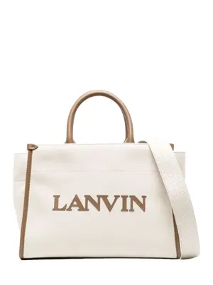 LANVIN Small In&out Tote Bag - Neutrals