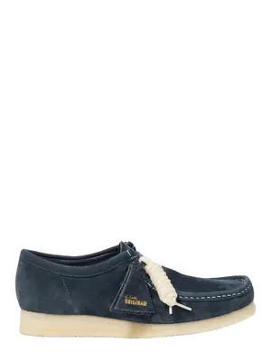 Clarks Wallabee Suede Moccasins - Blue