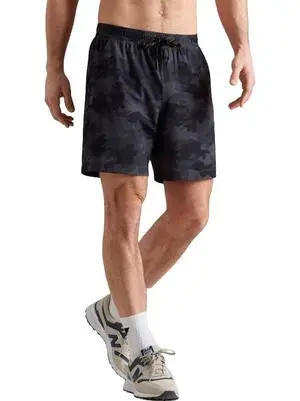 RHONE Rhone Pursuit 7-Inch Unlined Training Shorts Black Camo Print