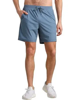 RHONE Rhone Pursuit 7-Inch Unlined Training Shorts Blue Stone