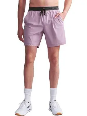 RHONE Rhone Pursuit 7-Inch Unlined Training Shorts Discreet Mauve/smoked Pearl