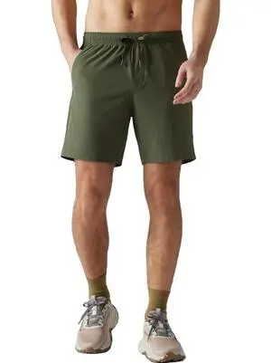 RHONE Rhone Pursuit 7-Inch Unlined Training Shorts Lichen Green
