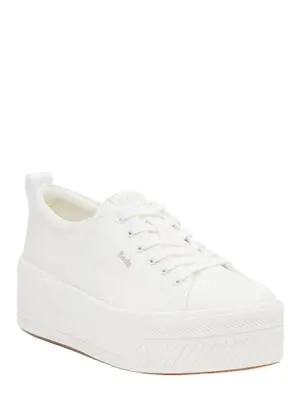 KEDS® Skyler Platform Sneakers - White Canvas