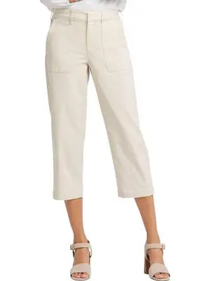 NYDJ Utility High Waist Crop Pants - White Creek