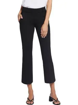 NYDJ Pull-on Ankle Flare Trousers - Black