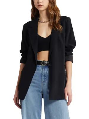 OPEN EDIT Open Edit Relaxed Fit Blazer Black