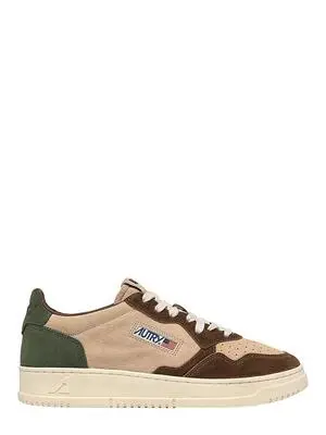 AUTRY Medalist Low Top Sneakers Green Brown