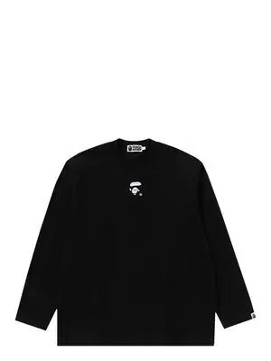 A BATHING APE Ape Face Long-sleeve Tee - Black