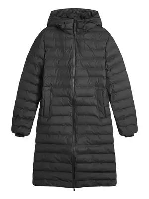Rains Lohja Long Puffer Jacket - Black