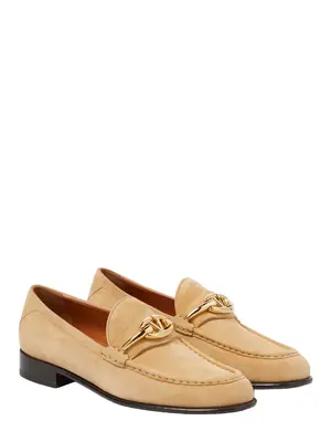 Valentino Garavani Vlogo Signature Loafers - Beige