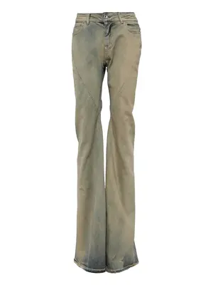Rick Owens Mid-rise Flared Jeans - Grey