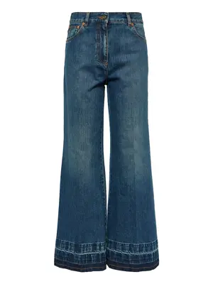 Valentino Garavani High-rise Flared Jeans - Blue