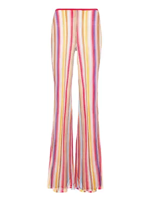 MISSONI Missoni Mare Striped Low-rise Flared Pants