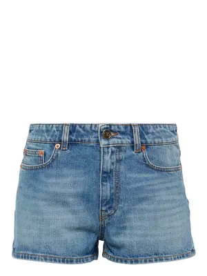 Valentino Garavani Denim Shorts - Blue