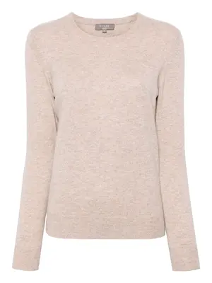N.peal Evie Organic-cashmere Jumper - Brown