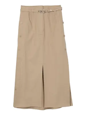 3.1 Phillip Lim Belted Midi Skirt - Neutrals