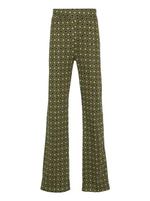WALES BONNER Power Straight-leg Track Pants - Green