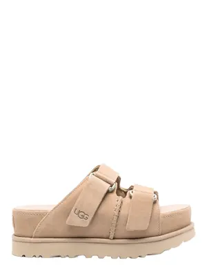 UGG Goldenstar Hi Suede Slides - Neutrals