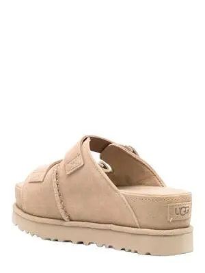 UGG Goldenstar Hi Suede Slides - Neutrals