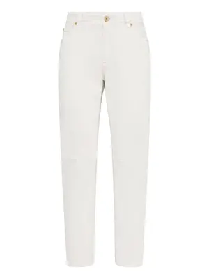BRUNELLO CUCINELLI Brunello Cucinelli Mid-Rise Tapered-Leg Jeans