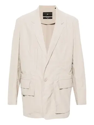 Y3 Y-3 CR Nyl Single-Breasted Blazer
