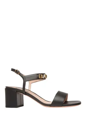 Bally Spell Leather Sandals - Black