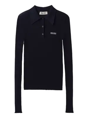MIU MIU Cashmere Polo Shirt