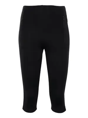 Wardrobe.NYC Jersey Capri Leggings - Black