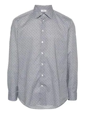 Etro Graphic-print Cotton Shirt - White