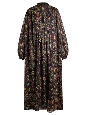 ETRO ETRO Floral-Print Silk-Blend Dress