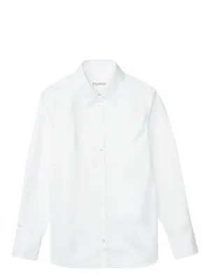 Closed Long-sleeve Shirt - White