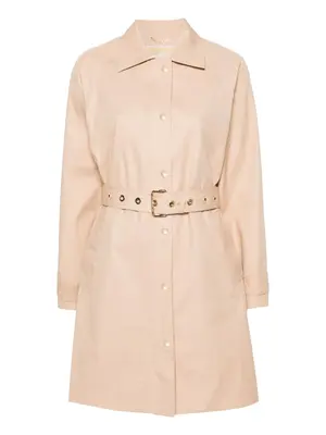 MICHAEL KORS Michael Michael Kors Twill Midi Trench Coat