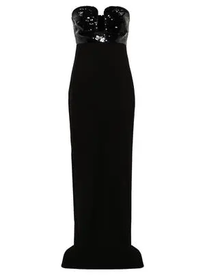 Roland Mouret Panelled-design Dress - Black