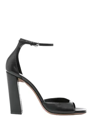 Paris Texas Grace 110mm Sandals - Black
