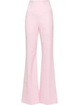 Max Mara Olea Flared Tailored Trousers - Pink