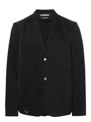 Jacquemus La Veste Jean Single-breasted Blazer - Black