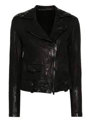 SALVATORE SANTORO Leather Biker Jacket