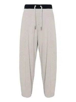 CROQUIS Contrast-trim Track Pants - Grey