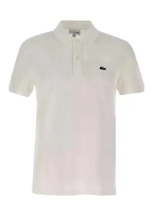 Lacoste Logo-embroidered Polo Shirt - White